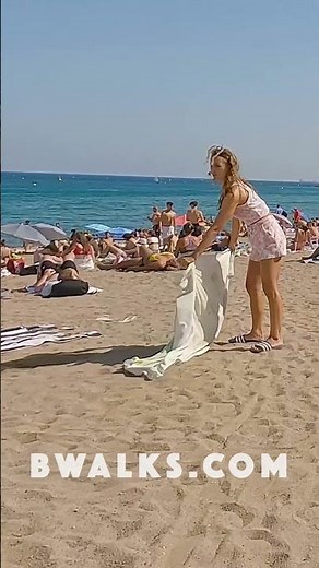 Amazing Barcelona Spain Beach Party