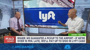 Lyft CEO David Risher goes one-on-one with Jim Cramer