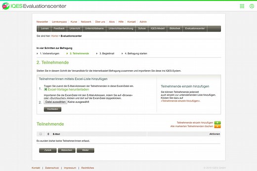 Online-Befragung durchführen – IQES