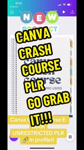 This is a perfect #canva overview with video tutorials. Its also an unrestricted PLR!! Go grab it for only $27! #canvatips #digitalmarketingmom #passiveprofit #onlinebusiness #digitalmarketing #passiveincome #canvaforbeginners #SideHustle #digitalproductsforbeginners #makemoneyonline #digitalmarketer #canvatutorial