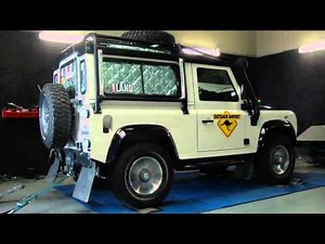 Reprogrammation moteur Landrover Defender td4 122cv @ 145cv dyno digiservices
