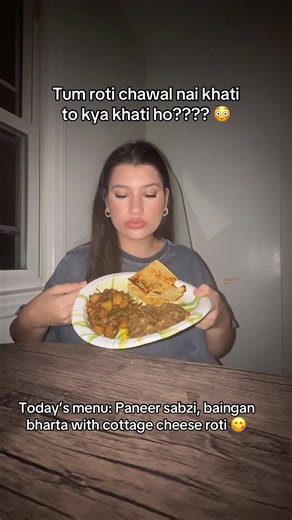 High Protein Roti that keeps me full and i can still eat desi food while being on a no carb diet? Sign me up! 😋 #fyp #foryou #viral