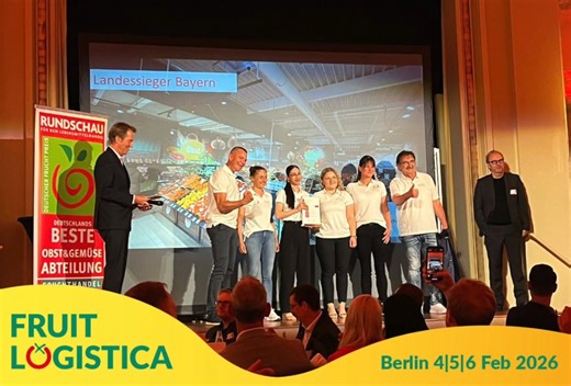 🏆 Celebrating fresh produce excellence in retail! FRUIT LOGISTICA is proud to support Germany's Best F&V Department awards, held yesterday at the iconic Kurhaus in Baden-Baden. Organised by Fruchthandel Magazin and the RUNDSCHAU für den Lebensmittelhandel and supported by the German Federal Ministry of Food and Agriculture, the award recognises Germany’s top fruit and vegetable departments in retail. From creative displays and innovative marketing concepts to outstanding value-added sales. 👏 D