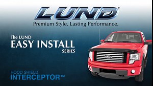 RealTruck Lund 18747 Blue Grey Interceptor Hood Shield