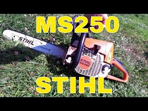 BEST INDEPTH Stihl MS250 Chainsaw Review - Great homestead chainsaw for firewood