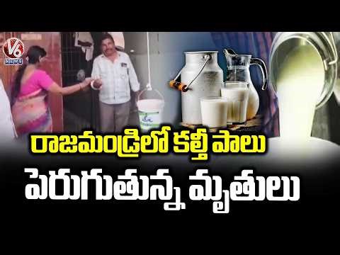 Adulterated Milk Incident In Rajahmundry | 5 Life Ends | V6 News