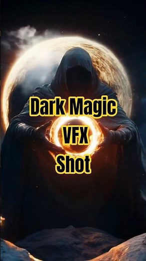 Dark Magic VFX Shot | Green Screen Transformation 🔥✨