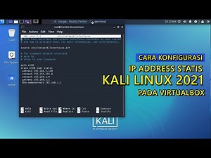Cara Konfigurasi IP Address Statis Kali Linux 2021 pada VirtualBox