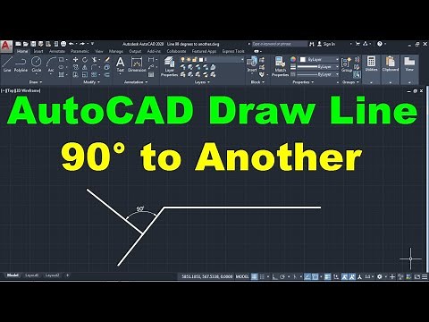 AutoCAD Draw Line 90 Degrees to Another