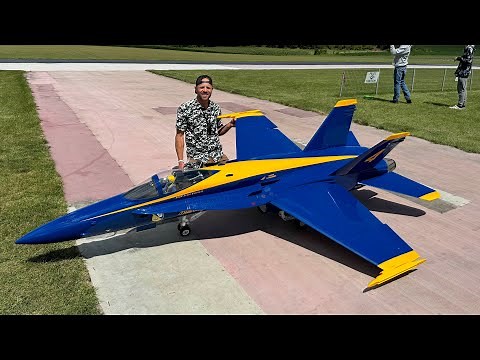 Blue Angels F-18 twin turbine RC jet