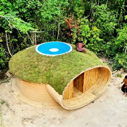 31K views · 786 reactions | Building Craft villa house  and Build Pool Under it #building #home | Primitive Survival Tool | Facebook