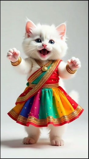 Cute 🥰 Kitten😂💃 Dance #kittendance #cutecats #shortsviral #trending
