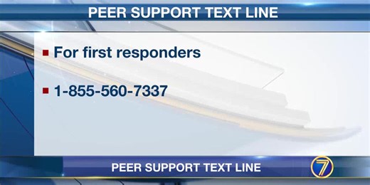 Peer support text line now open for first responders