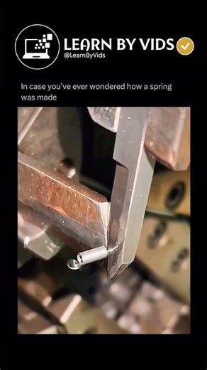 How a spring was made 🧲 #shorts