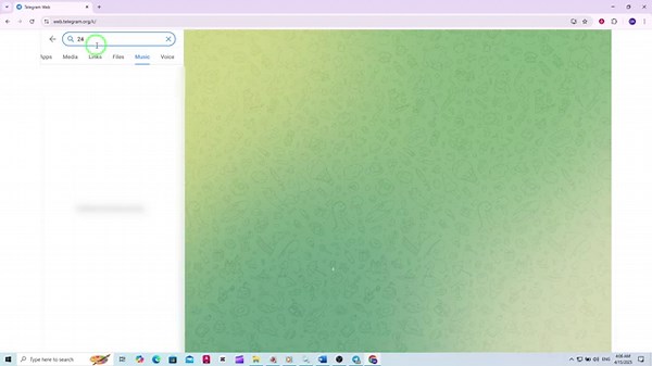 How To Search In Music On Telegram Web On PC (New Update)