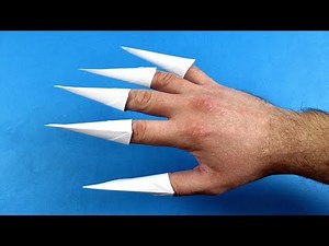 How to make a paper claws easy - origami claws