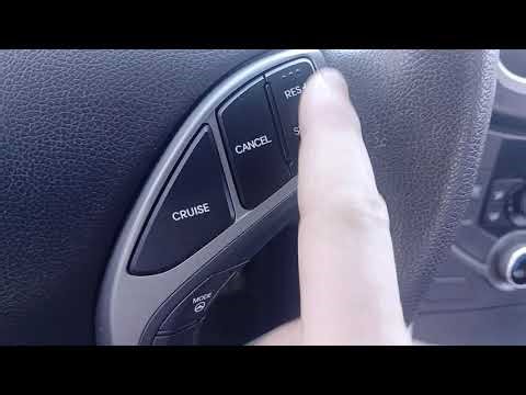 How to Turn Cruise Control On & Off in a Hyundai Elantra (2011–2016) | Steering Wheel Controls Guide