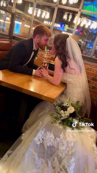 Imagine your dream wedding at America’s Largest Indoor Waterpark Resort. 💍🐘 Take a look behind the scenes with April G Photography. Thanks to Bareface to Bombshell, Rock & Roll Express Entertainment Company, Brooks Music, Diana L. Schaffer, and Laurie’s Back Porch Floral for helping with this magical shoot. 📸✨🫶 #KalahariBeyond #LoveKalahari #KalahariWeddings