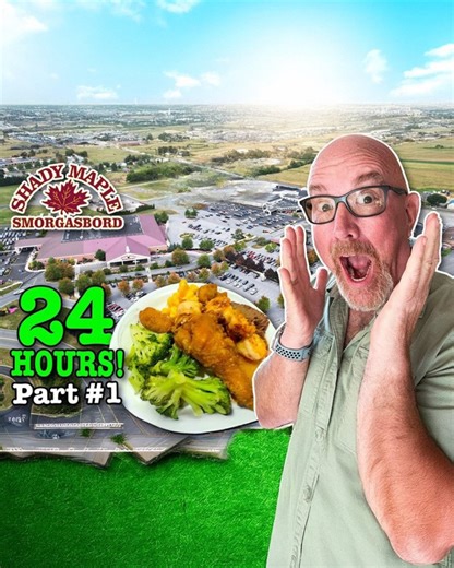 Living at Americas Largest buffet for 24 Hours