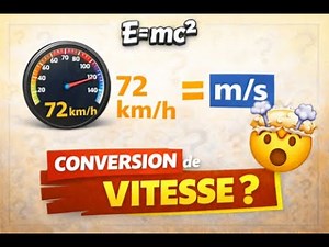 72 km/h en m/s ? Cette conversion piège presque tout le monde 🤯🚗
