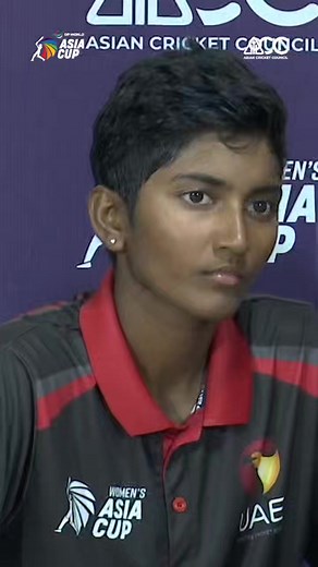 "You play the ball, not the bowler" Player Of The Match, Theertha Satish, gives her take on batting on a challenging wicket and also on combating tough weather conditions 🏏. Her response shows the dedication and the hard work that these players put in, day in and day out. 💪🏻 #UAEvMAL #WomensAsiaCup2022 #AsianCricketCouncil #ACC | Asian Cricket Council