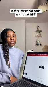 Solace Ojotule on Instagram: "Interview cheat code with chat GPT. Pass your interview effortlessly with chat GPT. @chatgpt #explore #interview #jobseekers"