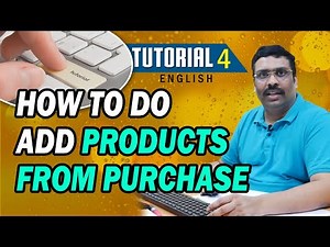 How to add products from purchase entry Raintech POS Billing software Tutorial 04