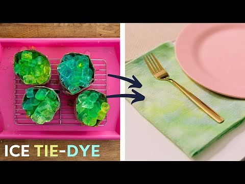 How to Tie-Dye With Ice | DIY Tie-Dye Ideas