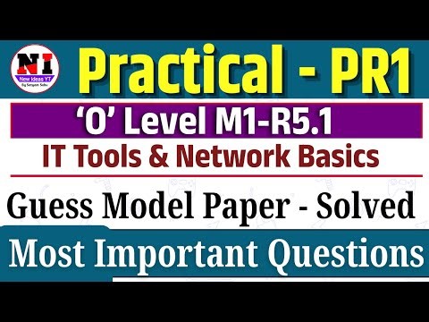 m1 r5 practical class | O Level Practical Exam 2026 | m1r5 practical questions | newideasyt | PR-1