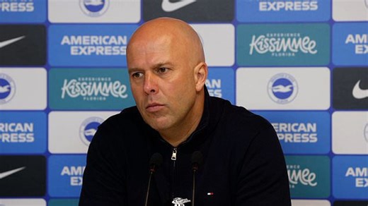 Arne Slot says Liverpool's defeat to Brighton 'hurts a lot'