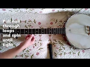 DIY 5th string banjo capo
