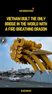 1.2M views · 37K reactions | Vietnam’s Dragon Bridge in Da Nang is a true spectacle — by day a stunning landmark, and by night a fire-breathing, water-spraying dragon that lights up the sky . Crowds gather nightly to witness this unforgettable display of architecture and art. #indothitz #trending #trendingreels #viralvideos #viralreels | I.NEWS | Facebook
