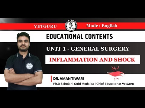 Inflammation and Shock | Veterinary Surgery Lecture by Dr. Aman Tiwari | VetGuru