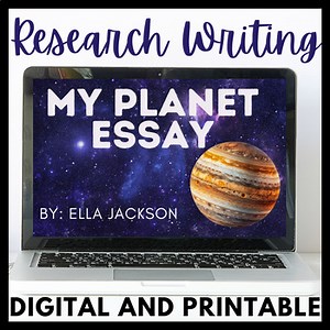 Planets Essay- Digital and Printable Bundle!