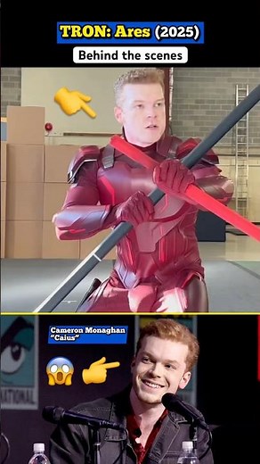TRON: Ares (Behind the scenes) Cameron Monaghan as “Caius” 🙏😱 #TronAres #TronLegacy #Tron #shorts