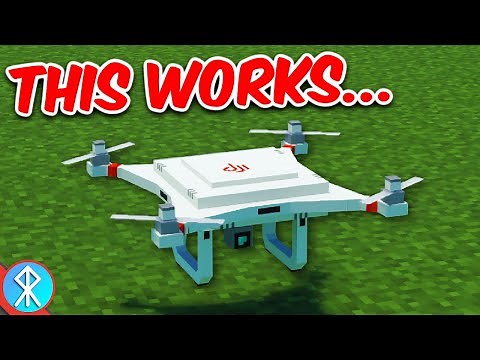 WORKING DRONES Addon | MCPE/Bedrock Minecraft