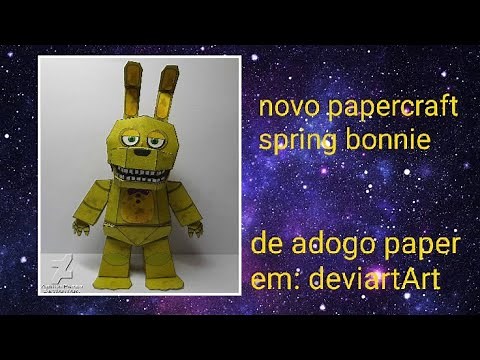 spring bonnie papercraft fnaf