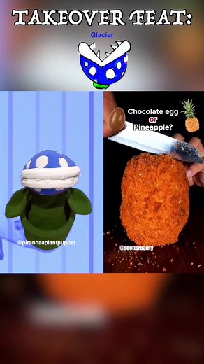 Chocolate Egg vs Pineapple Challenge: Fry Edition