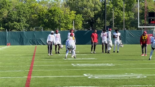 Sights and sounds from Alabama Football practice this morning 🎥 | The Next Round