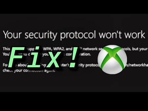 Xbox One your "Security protocol won’t work" FIX!
