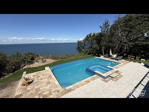 Negative Edge Gunite Pool Design & Installation in Riverhead, Long Island Gappsi