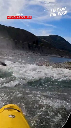 When calm water is not enough. 🚣‍♂️🔥 #KayakLife #ExtremeKayaking #OutdoorAdventure | Life On The Edge