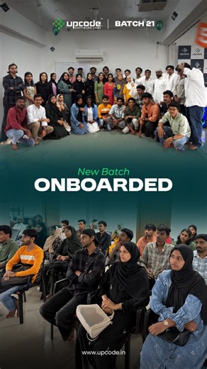 Upcode Software Labs on Instagram: "A new chapter begins at Upcode! 🚀 We kicked off our journey with a fun-filled ice-breaking session, laughter, and teamwork — welcoming a new batch of tech-savvy young minds ready to innovate, learn, and grow together. 💻✨ Here’s to fresh beginnings and future success! 🌟 #Upcode #NewBatch #OnboardingDay #TechJourney #FutureCoders #TeamUpcode #LearningNeverStops #techcommunity"