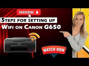 Full Guide: How To Connect Canon G650 To Wifi Setup | Canon Printer Wireless Setup | ij.manual.canon