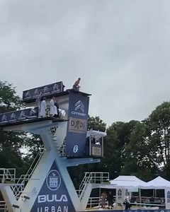 This footage from the “Death Diving World Championship” looks insane!  | Rur Entertainment | Facebook