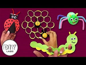 4 EASY Bugs Crafts you can do | Fast-n-Easy | DIY Labs