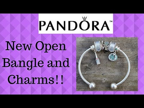 My New Pandora Open Bangle and Charms!!!