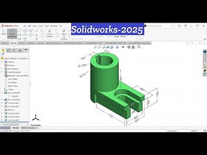 How to Make Mechanical Drawing in SolidWorks 2025 | Exercise-06 | Full Step-by-Step Tutorial
