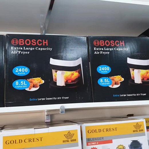 قلاية هوائية بوش المعروفة والمميزة  لمحبي الطعام الصحي ولمرضى الصغط ولمن يتبعون حميات غذائية ♦️ 2400 واط ♦️8.5 لتر ♦️السعر 45 الف أجرة التوصيل ~ 5 ~ الاف لجميع العراق | توب لاين - Top Line | Facebook