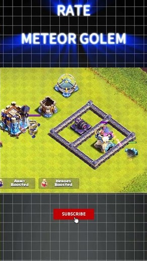 New Meteor Golem in Th18 (clash of clans)